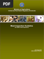 Chapter 1 Meat Inspection Procedures | PDF | Animal Slaughter | Meat