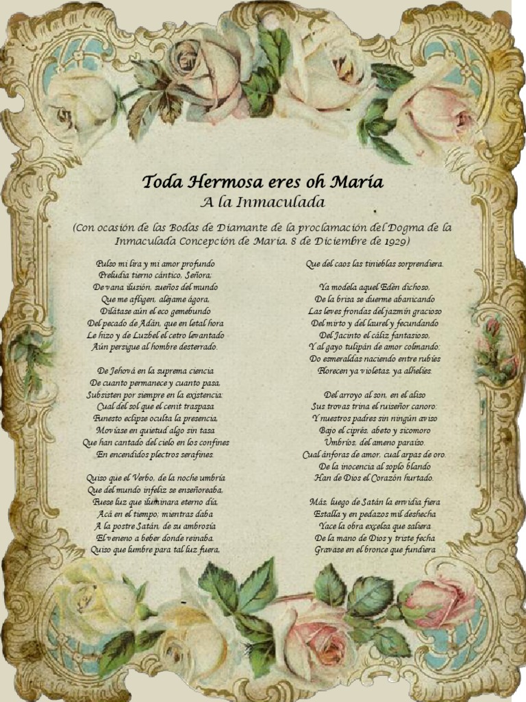 P. Dávila (Toda Hermosa eres oh María) | María, madre de Jesús | Dogma