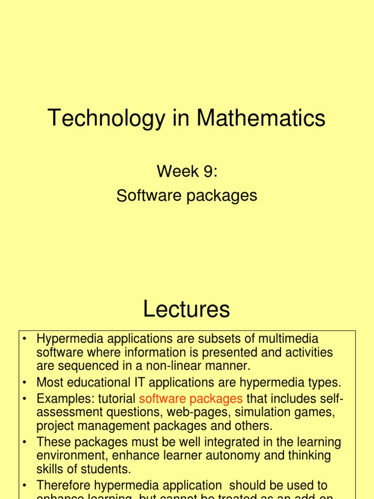 ExtraW9-Technology in Mathematics | PDF | Spss | Statistics