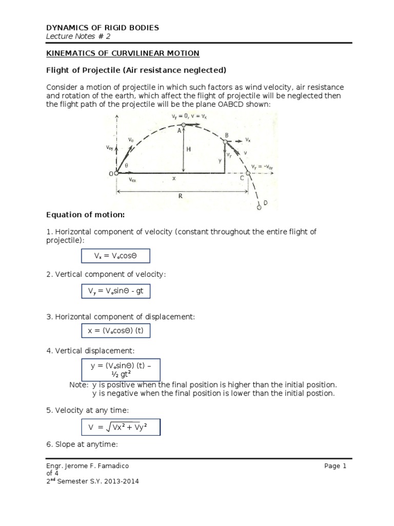 DRB_Lecture_Kinematics of Curvilinear Translation | Velocity | Kinematics