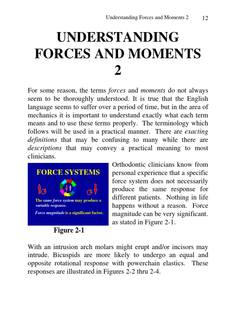 Understanding Forces and Moments 2 | PDF | Finance & Money Management