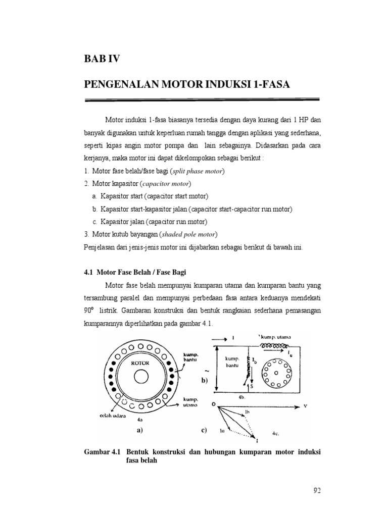Motor Induksi | PDF | Teknologi & Rekayasa