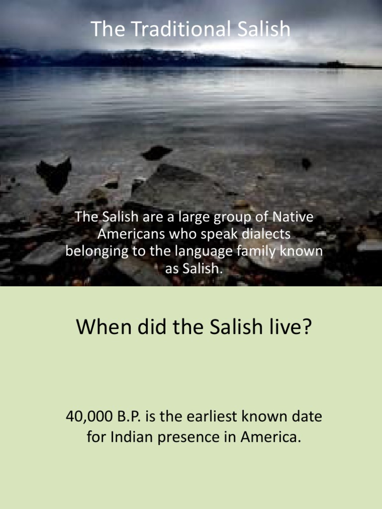 Overview of Salish Native American Culture | PDF | Blackfoot ...