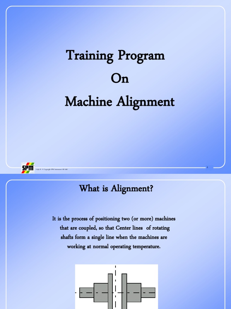 1 Alignment | PDF | Bearing (Mechanical) | Mechanical Engineering
