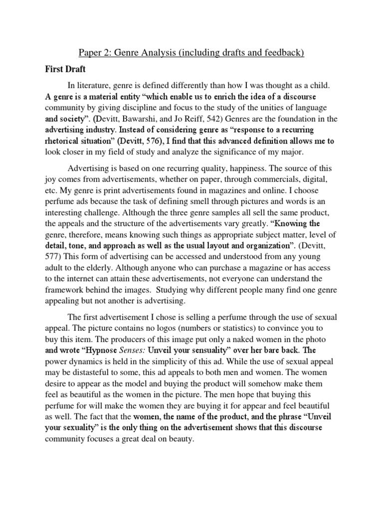 paper 2 genre analysis | Genre | Advertising | Free 30-day Trial | Scribd