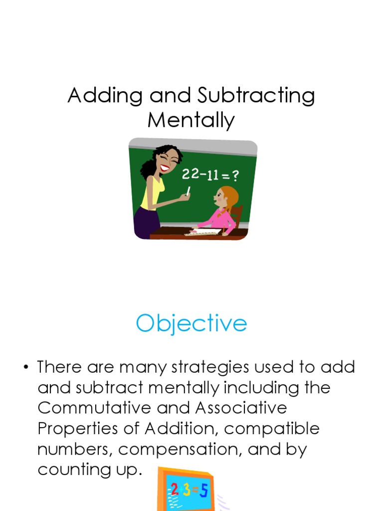Adding and Subtracting Mentally | PDF | Finance & Money Management ...