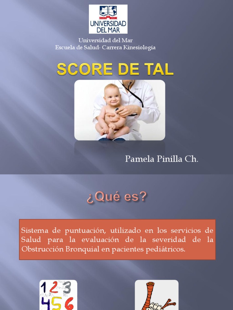 Presentacion I Score de Tal | PDF | Asma | Sistema respiratorio