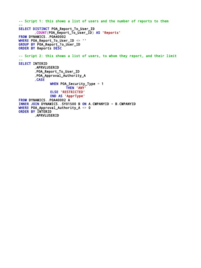PO Authority Script | PDF