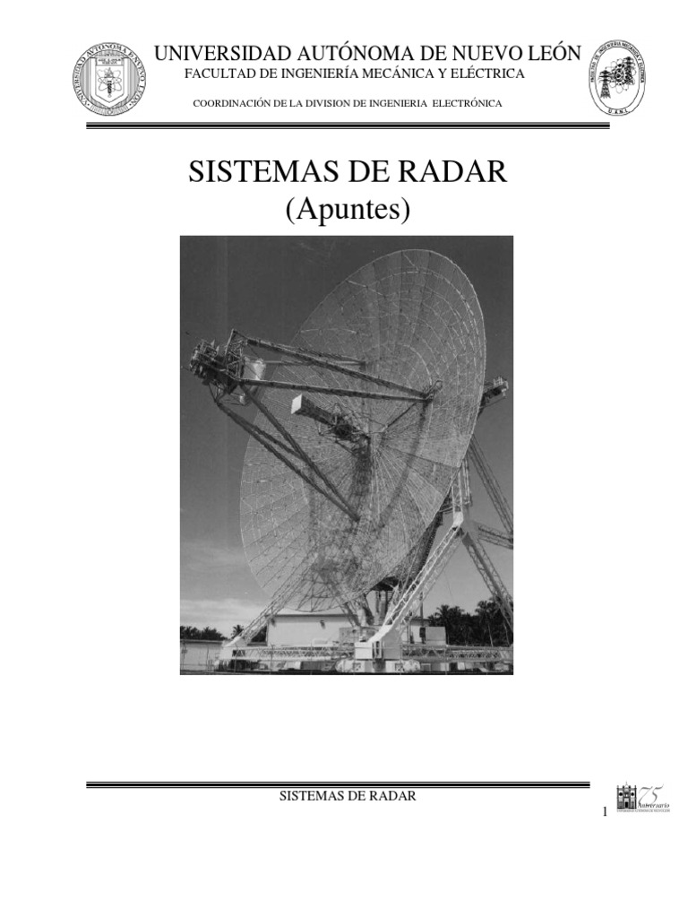 Libro de Sistemas de Radar | PDF | Radar | Efecto Doppler