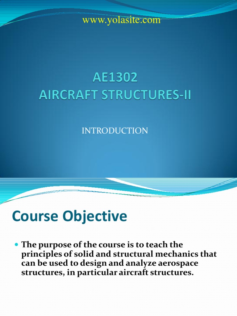 Aircraft Structures - 2 Basic Field | PDF | Bending | Beam (Structure)