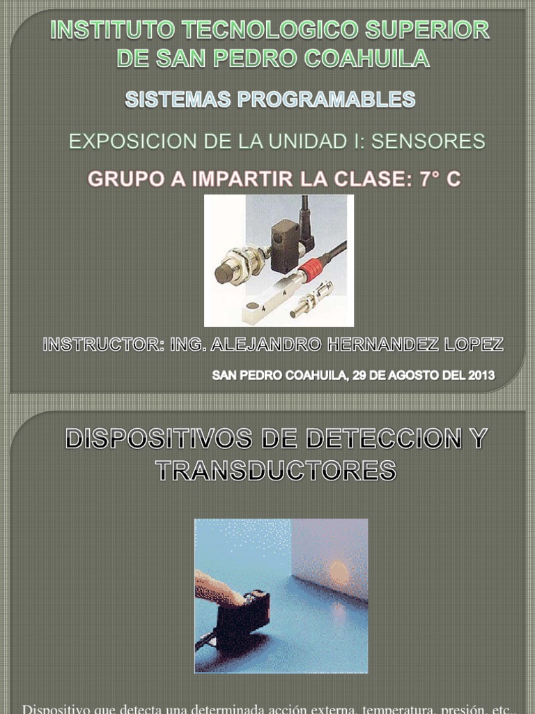 Introduccion Sensores y Transductores | PDF | Sensor | Electrónica