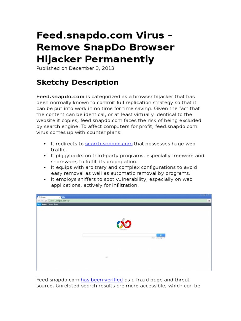 Virus - Remove Browser Hijacker Permanently | PDF | Tab (Gui) | Web Browser Virus - Remove Browser Hijacker Permanently | PDF | Tab (Gui) | Web Browser