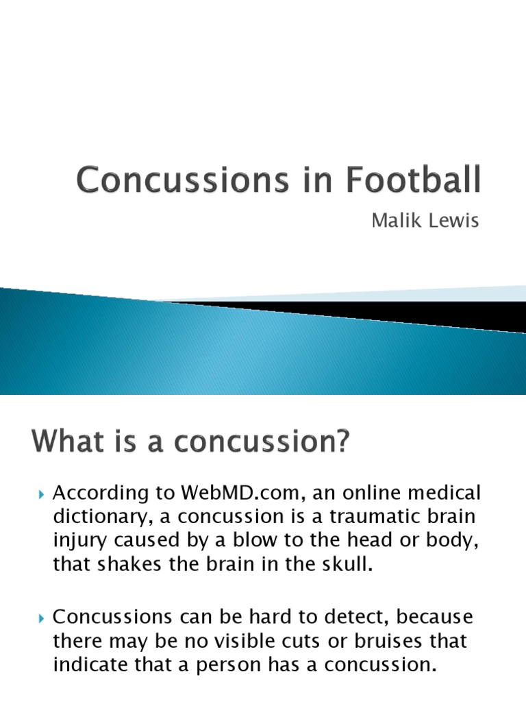 Concussion Awareness in Football | PDF | Concussion | Neurology