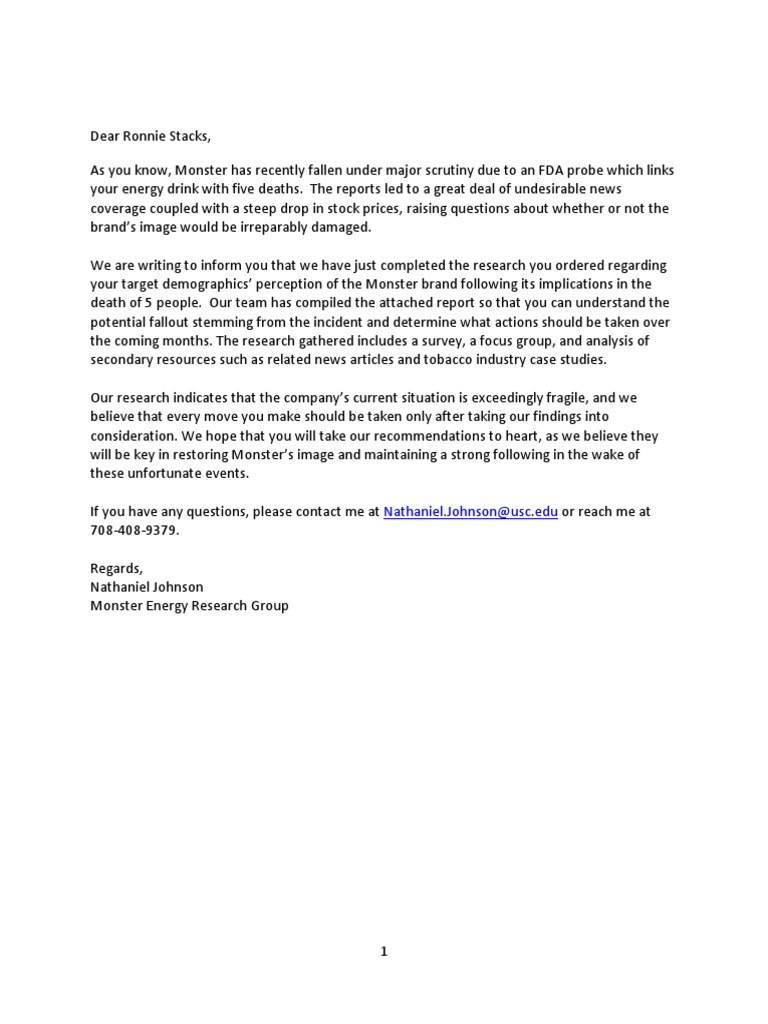 Monster Research | PDF | Survey Methodology | Focus Group