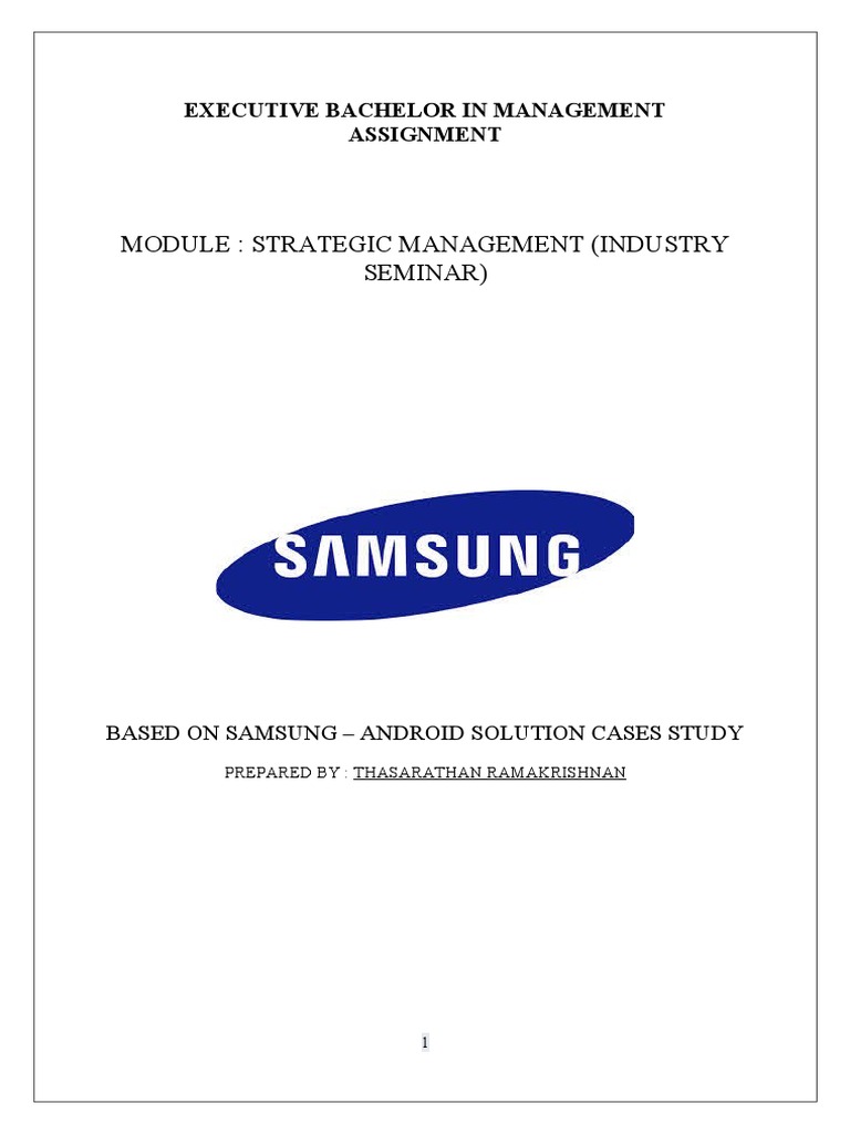 Executive Bachelor in Management | PDF | Htc | Android (Operating System)