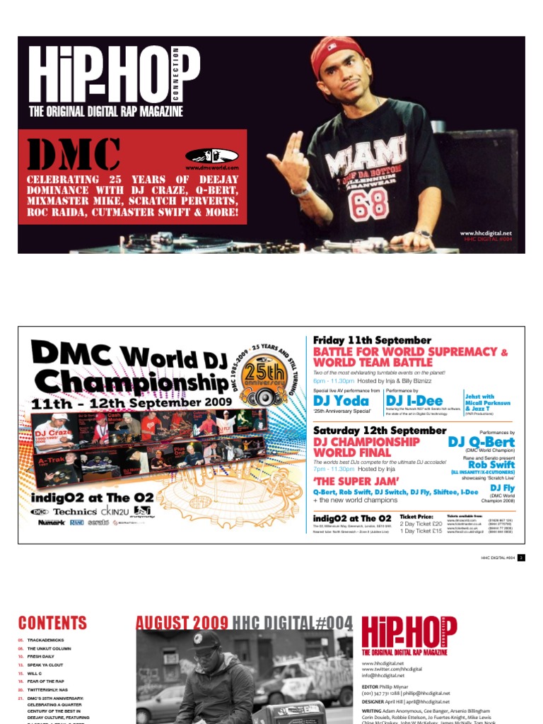 Hip Hop Connection Digimag Issue 4 | PDF | Disc Jockey | Hip Hop Music