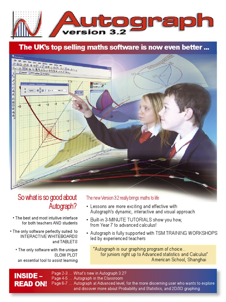 Autograph Brochure 8p | Download Free PDF | Probability Distribution ...