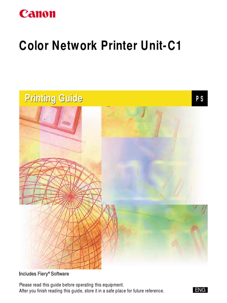 Color Network Printer Unit-C1: Printing Guide | PDF | Business ...