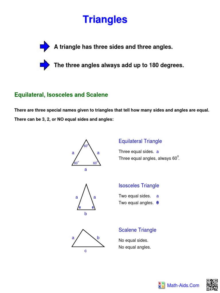 Triangle Facts | PDF