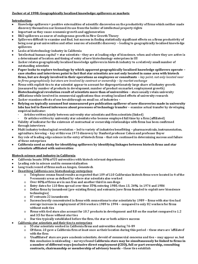 Zucker Et Al 1998 | PDF | Patent | Biotechnology