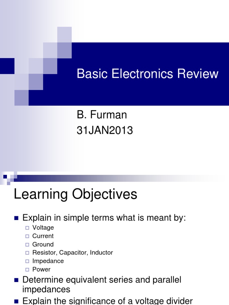 Electronics Basics for Beginners | PDF | Electrical Impedance | Voltage