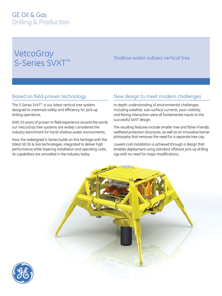 VetcoGray S-Series SVXT | PDF | Oil Well | Subsea (Technology)