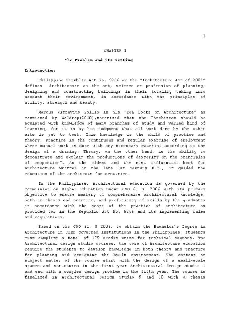 The Problem and Its Setting | PDF | Nature