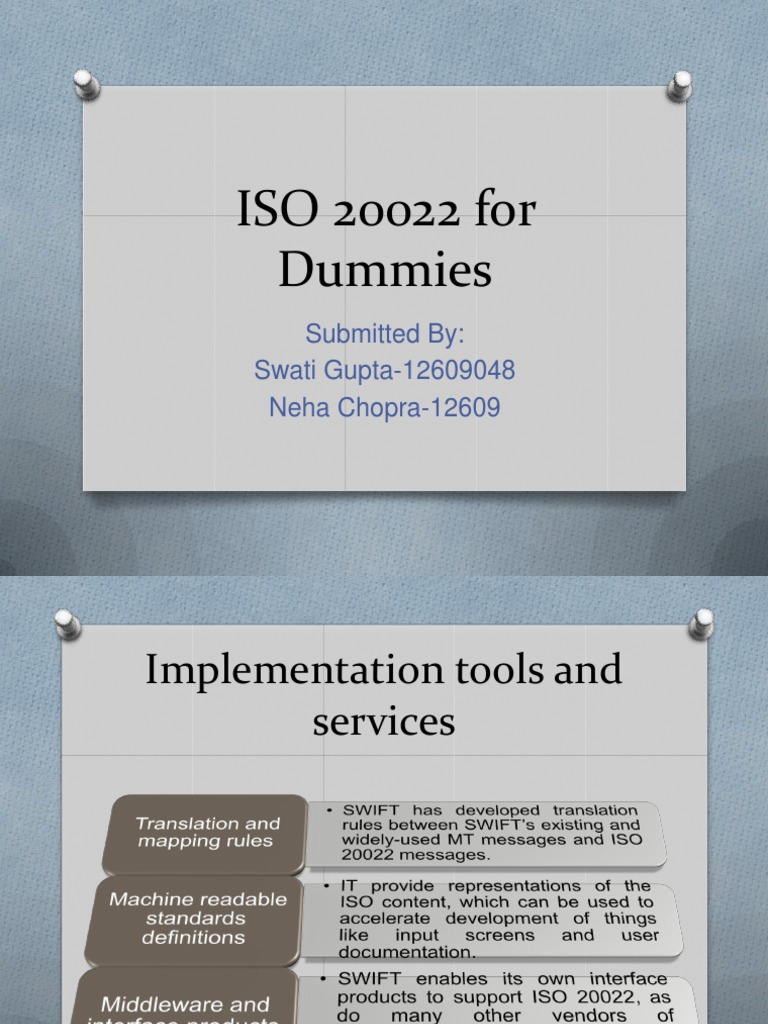ISO 20022 For Dummies | PDF