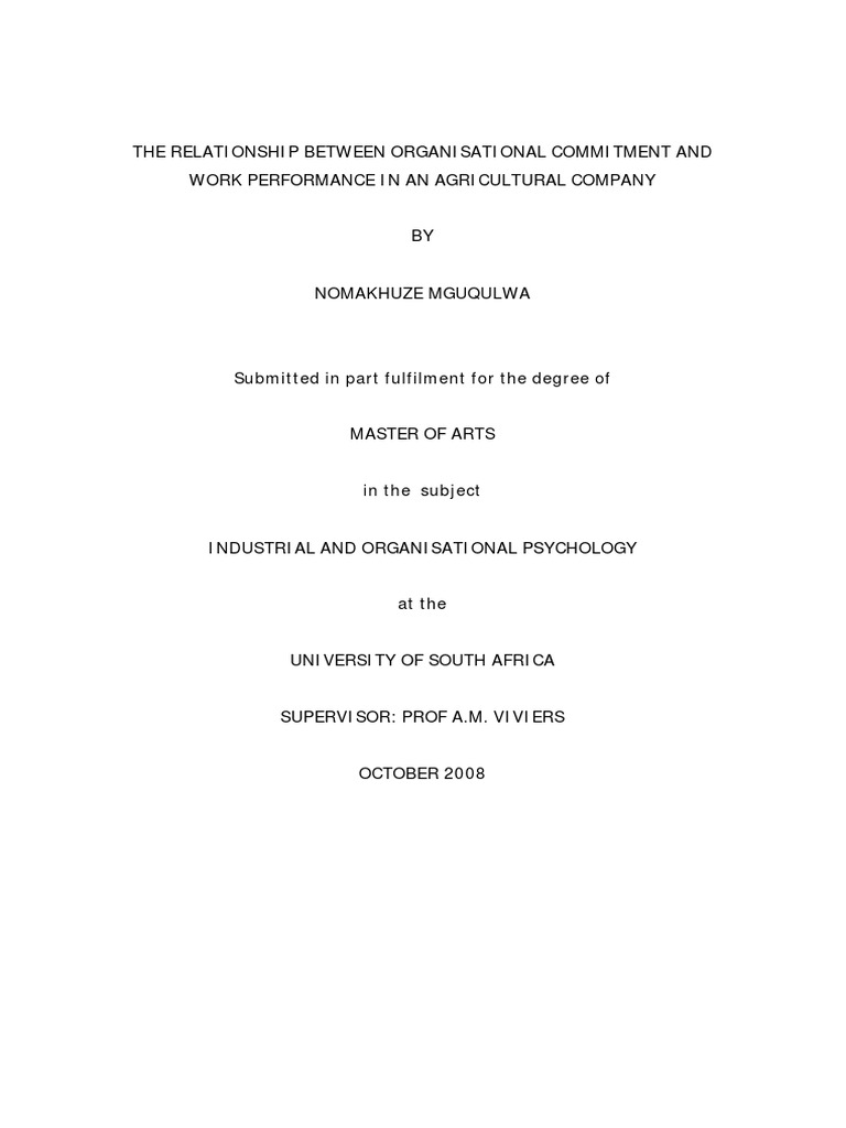Dissertation | PDF | Validity (Statistics) | Employment