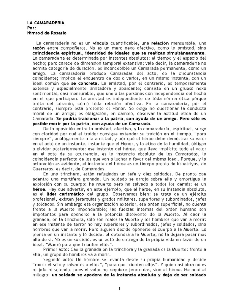La Camaradería | PDF | Science | Ciencia filosófica