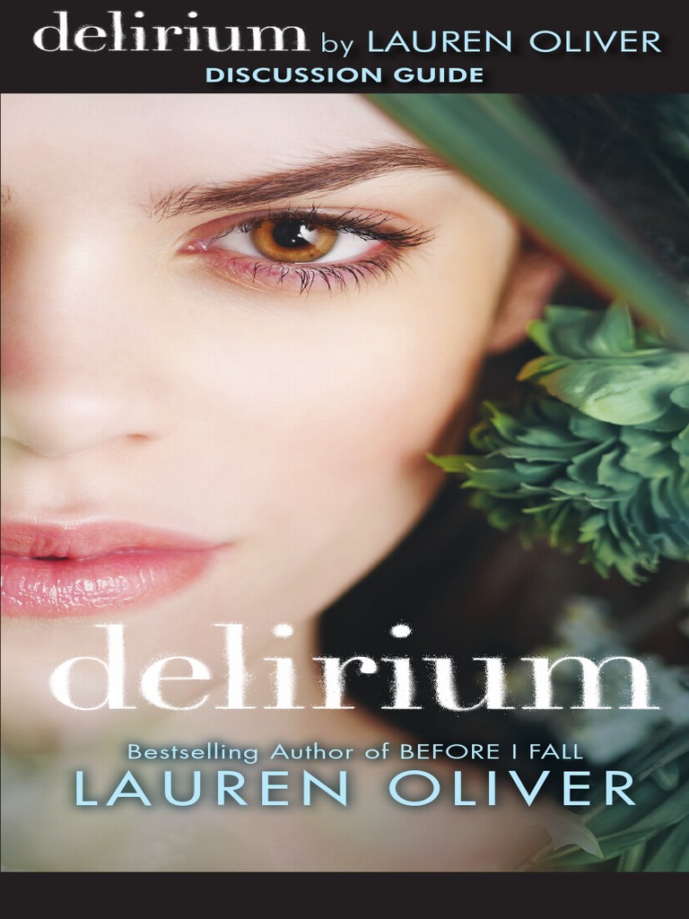 DELIRIUM: Book Club Guide | PDF | Dystopia | Utopian And Dystopian Fiction