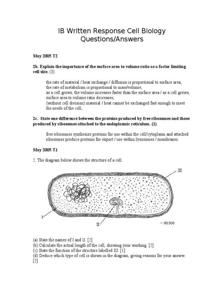 Answers | Cell (Biology) | Cell Membrane