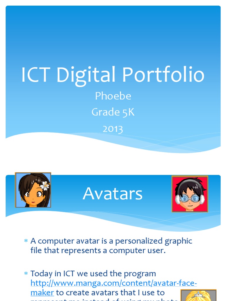 ICT Digital Portfolio: Phoebe Grade 5K 2013 | PDF