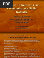 Active Listening Techniques Handout | PDF | Body Language | Communication