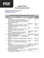 Bible Quiz: Gospel of Matthew | PDF