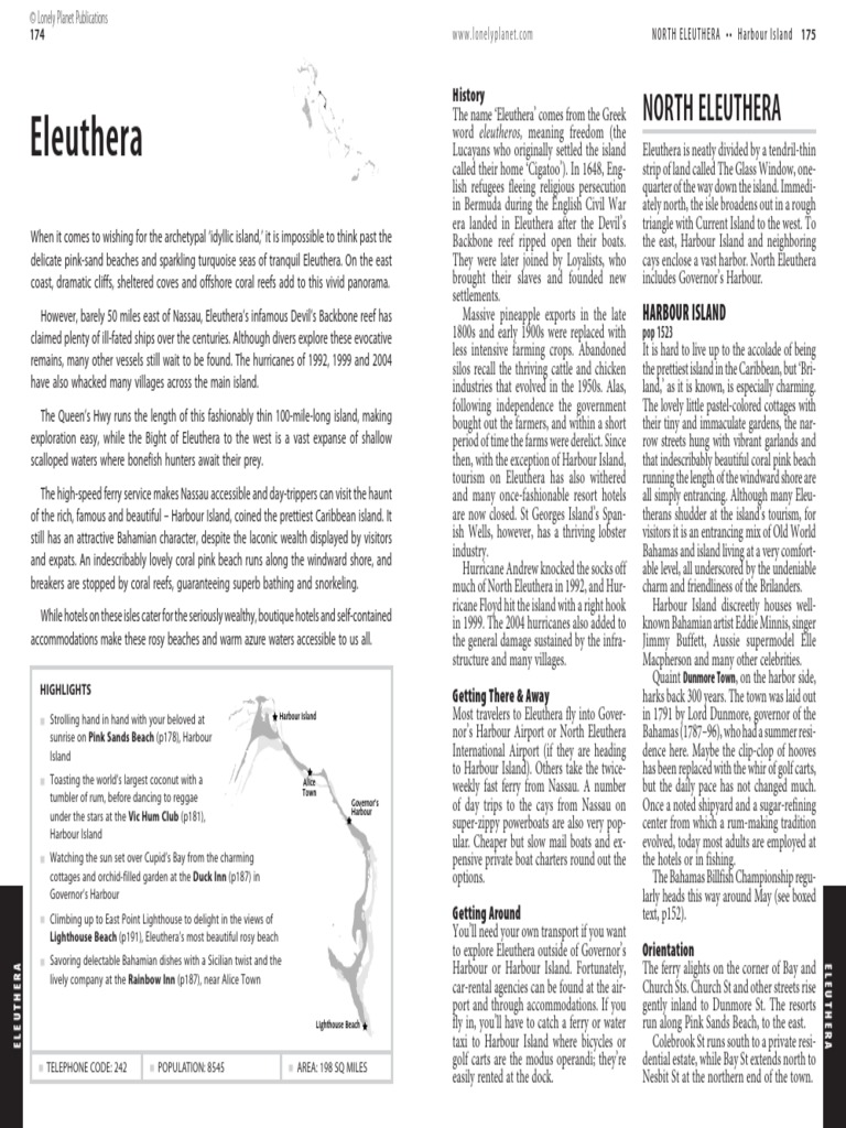 Bahamas-Eleuthera v1 m56577569830503915 | PDF | Nature | Foods