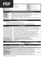 Cha Cha Slide Dance Party - PE Lesson Plan | PDF | Affect (Psychology ...