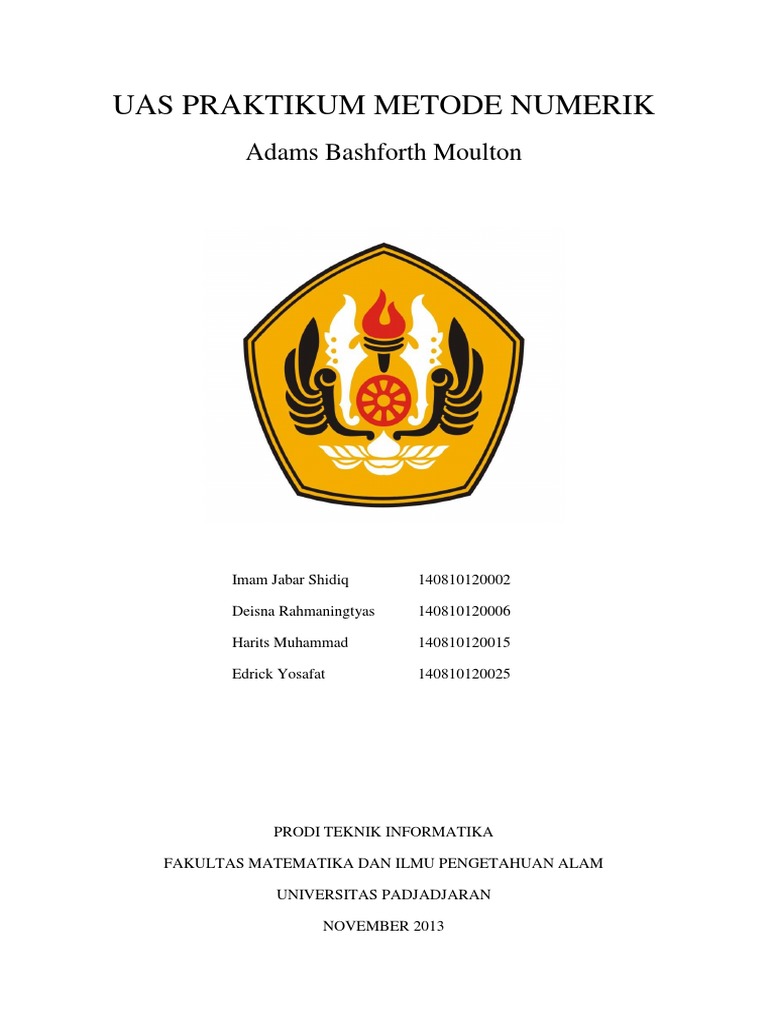 Metode Adams Bashforth Moulton | PDF | Teknologi & Rekayasa