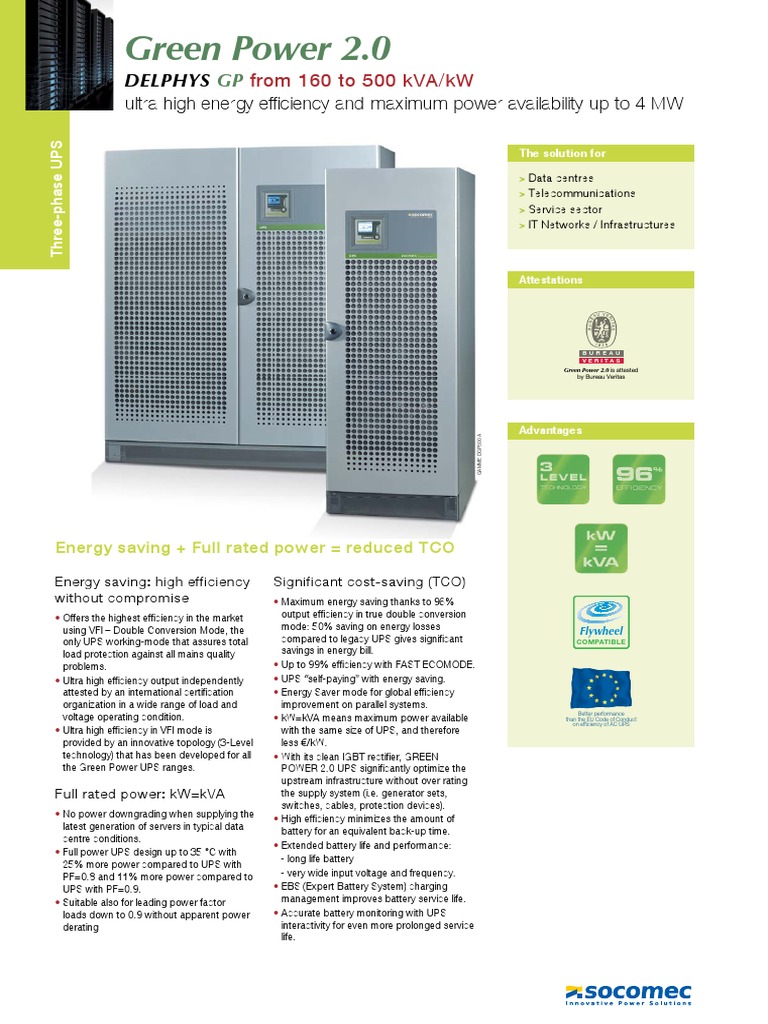 160KVA Green Power - Transformerless | PDF | Sustainable Energy ...