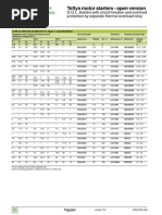 NEW MPCB Selection Chart | PDF | Power (Physics) | Manufactured Goods
