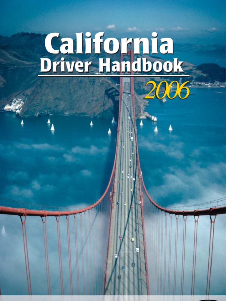 CA Driver's Manual | PDF | Department Of Motor Vehicles | Traffic