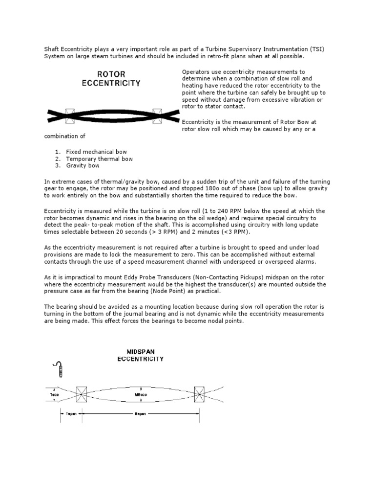 Eccentricity Measurement in STG | PDF | Turbine | Wire