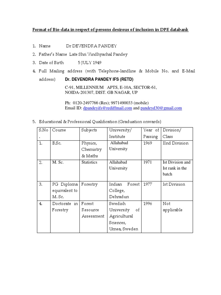 Dr. Devendra Pandey | PDF | Academia | Further Education