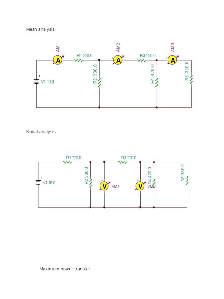 Circuit Analysis Techniques | PDF