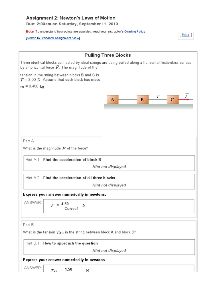 PC1431 MasteringPhysics Assignment 2 | PDF | Parachuting | Force