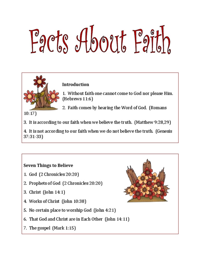 Facts About Faith | PDF