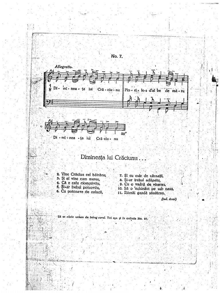 Partituri Cor - Colinde | PDF | Artes Linguísticas e Disciplina | Casa ...