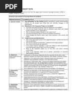 UNICEF Concept Note Template With Guideline | PDF | Performance ...