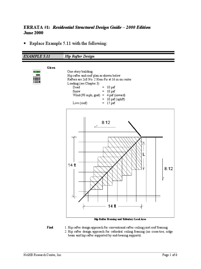 Residential Structural Design Guide - 2000 Edition | PDF | Framing ...