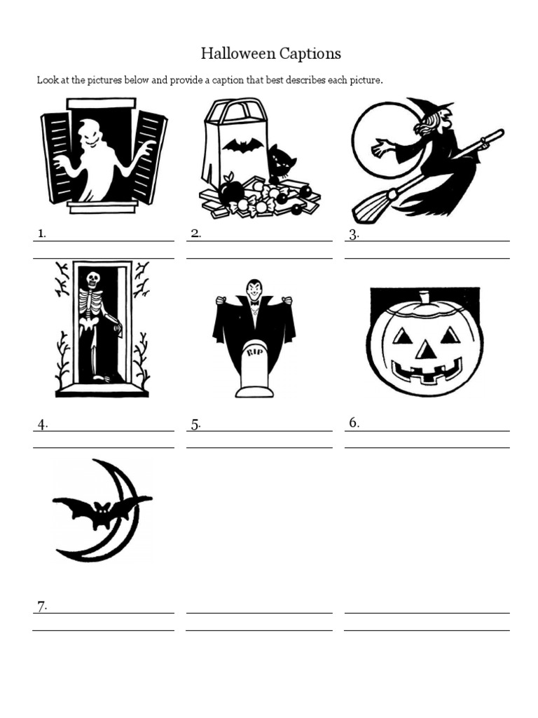 Halloween Caption Ideas for Photos | PDF